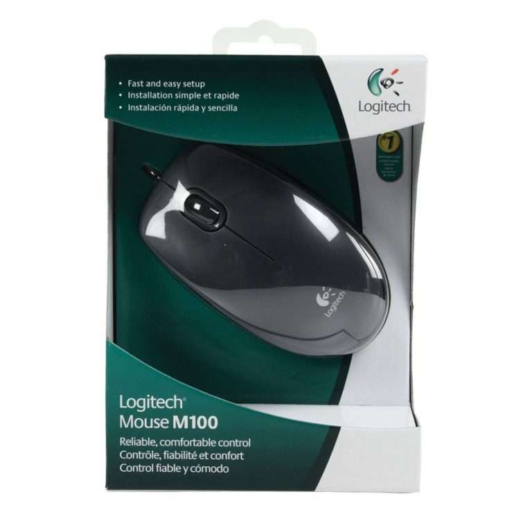 MOUSE OPTICO USB LOGITECH M100 SCROLL - TECNIT