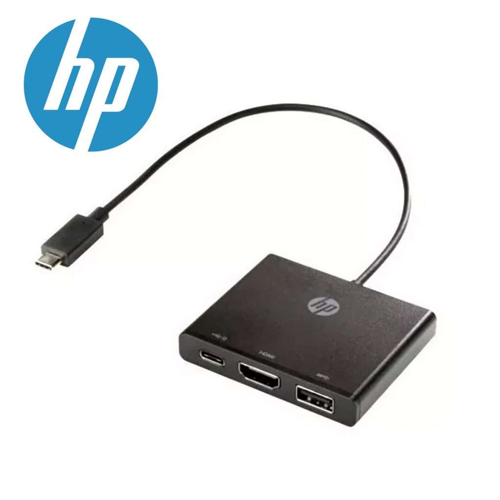 CONVERTIDOR + HUB MULTIPUERTO HP 1BG94AA#ABL USB-C A VIDEO HDMI + USB 2 ...