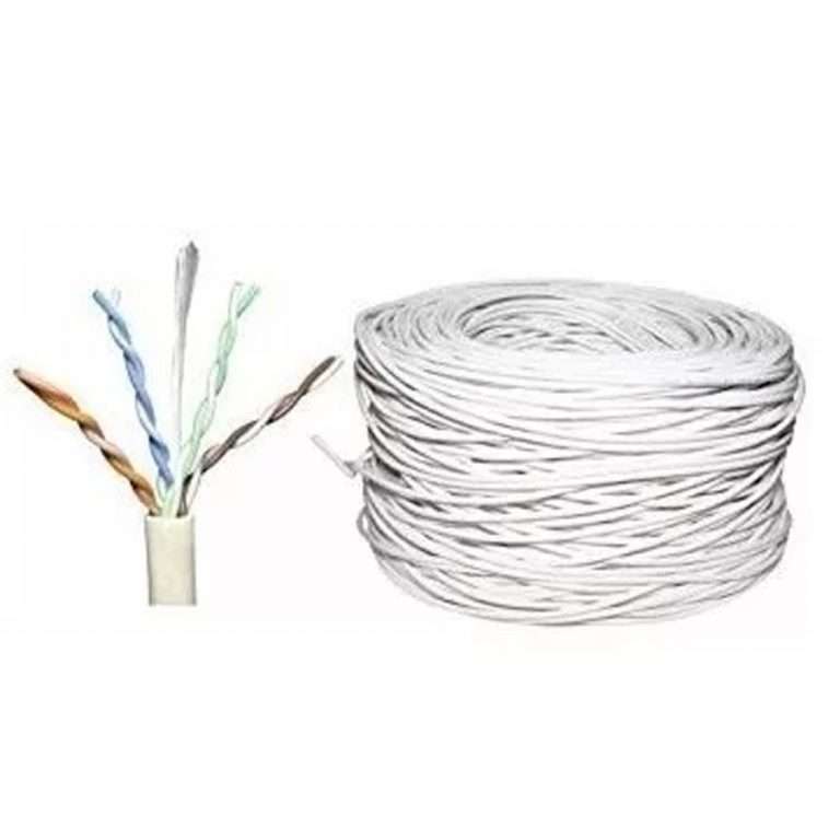 ROLLO DE CABLE UTP CATEGORIA 6 INS 100 mts. COLOR BLANCO - TECNIT