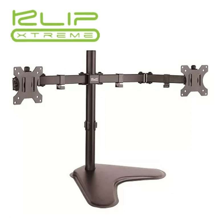 SOPORTE DE DOBLE MONITOR CON BASE DE ESCRITORIO KLIP XTREME KPM-311 13 ...
