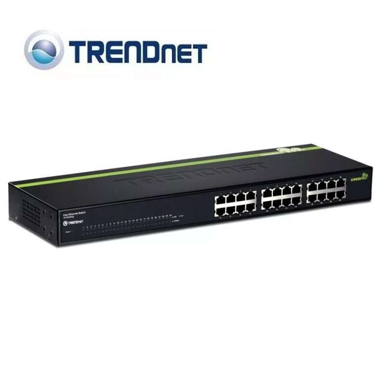 SWITCH TRENDNET TE100-S24G DE 24 PUERTOS 10/100 RACKEABLE - TECNIT