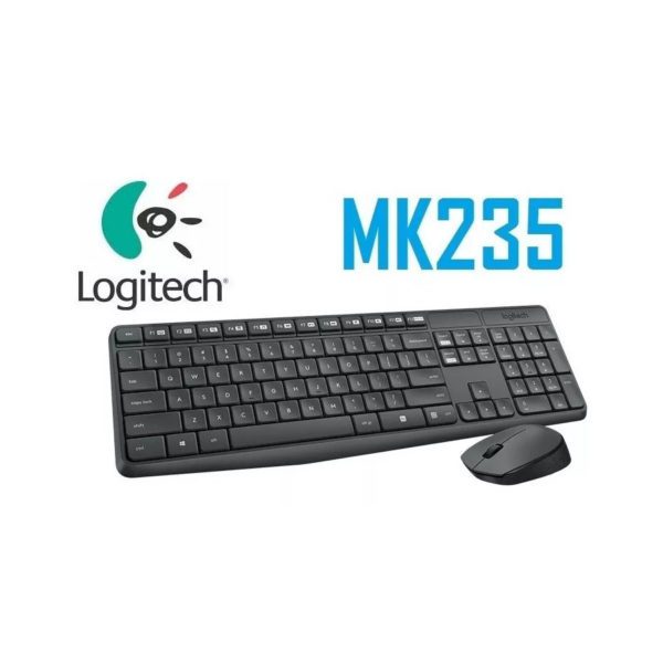 COMBO TECLADO + MOUSE INALAMBRICO LOGITECH MK235 2.4GHZ EN ESPAÑOL - TECNIT