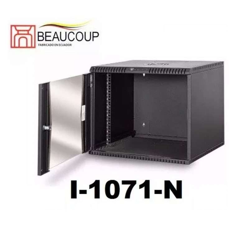 GABINETE RACK CERRADO COMPACTO DE 9UR MONOBLOQUE CON PUERTA BEAUCOUP I ...
