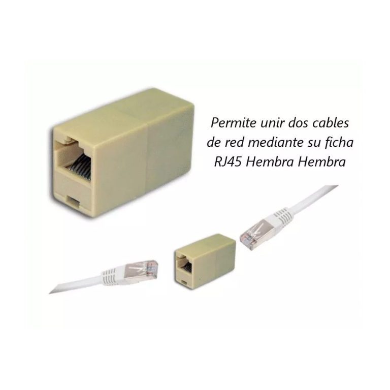 UNION PARA ALARGAR CABLES UTP ANERA RJ45 CAT5E - TECNIT
