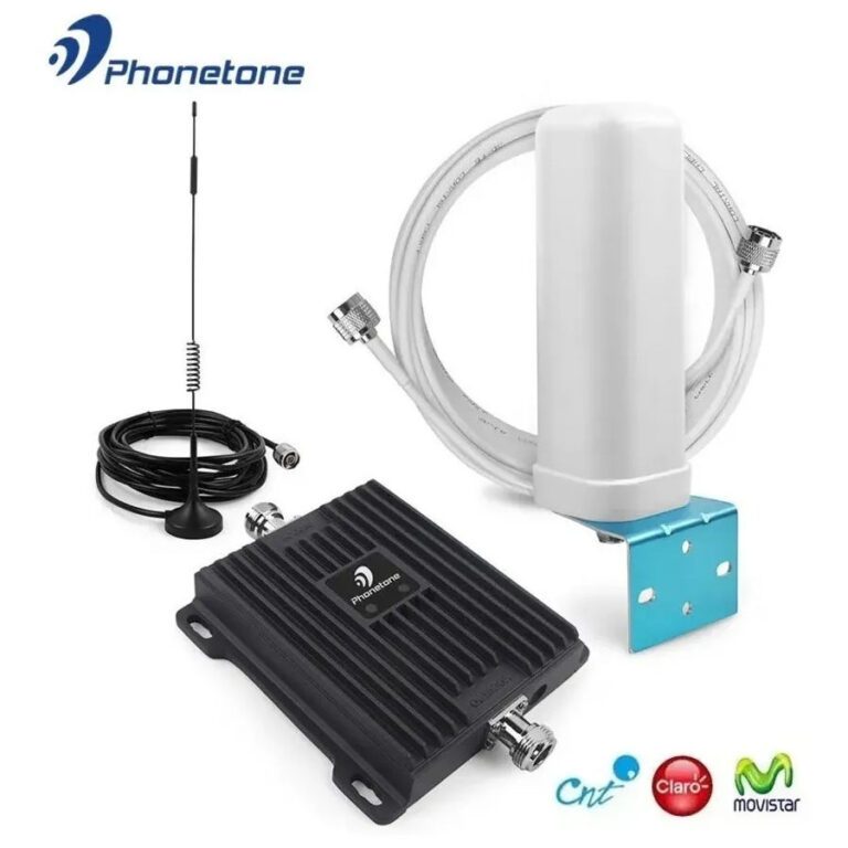 KIT AMPLIFICADOR SEÑAL CELULAR PHONETONE PTE-CA65 DUAL BAND 850/2100MHz ...