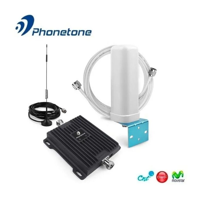 KIT AMPLIFICADOR SEÑAL CELULAR PHONETONE PTE-CP65 DUAL BAND 850/1900MHz ...