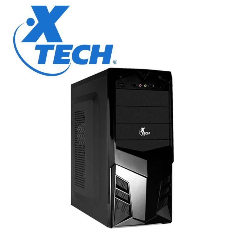 CASE XTECH XTQ-208 ATX MEDIA TORRE NEGRO CON FUENTE 600W - TECNIT