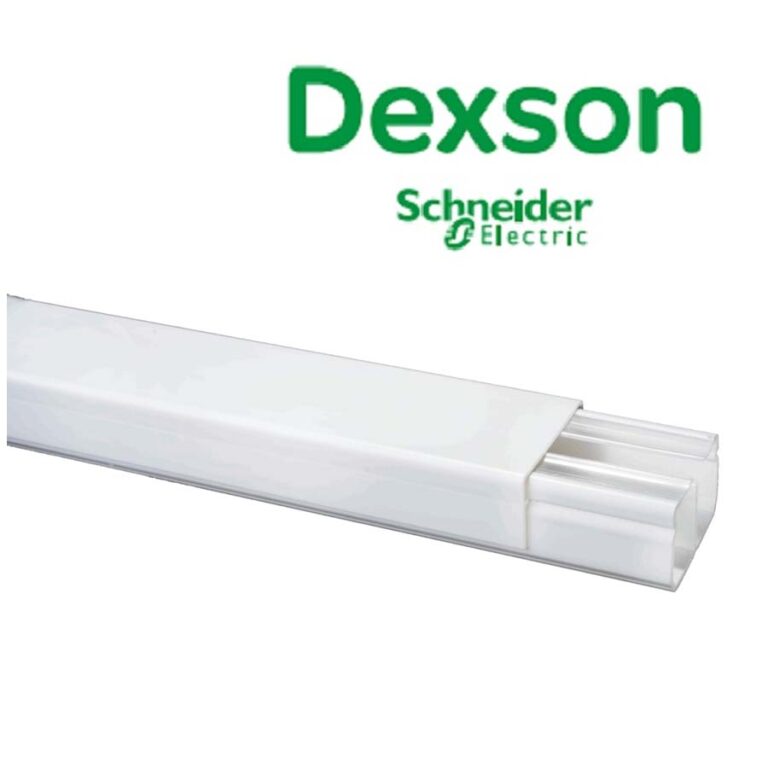 CANALETAS PLÁSTICAS DEXSON CON DIVISION PVC 40 X 25MM 10 UNIDADES - TECNIT