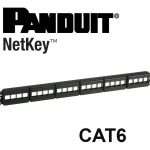 PATCH PANEL MODULAR PANDUIT NETKEY NKFP24Y CAT6 24 PUERTOS RACK | TECNIT