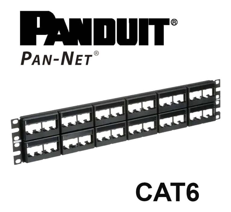 PATCH PANEL MODULAR PANDUIT PAN-NET CPPL48WBLY CAT6 DE 48 PUERTOS RACK ...