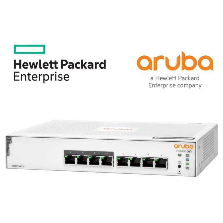 SWITCH HP ARUBA JL811A INSTANT ON 1830-8G-PoE+ ADMINISTRABLE L2 DE 8 ...