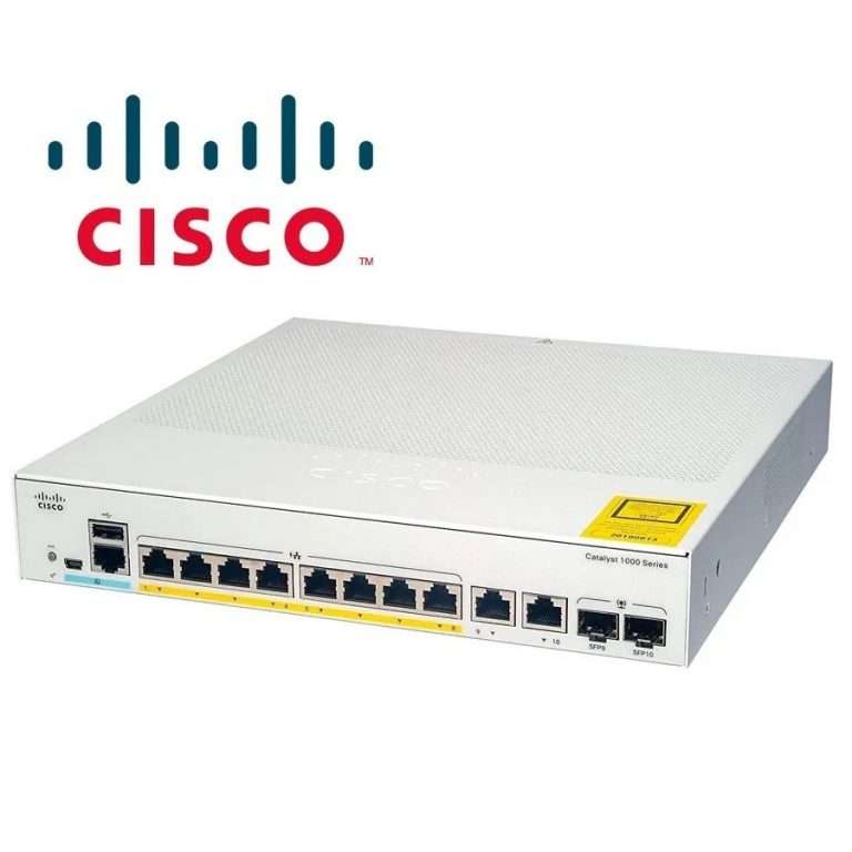 SWITCH CISCO CATALYST C1000-8T-2G-L ADMINISTRABLE L2 DE 8 PUERTOS 10 ...