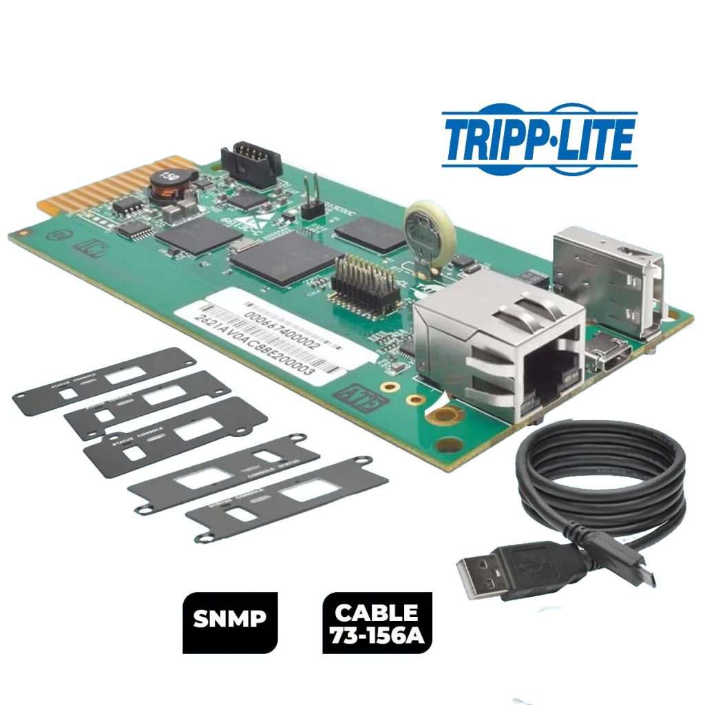 TARJETA EATON SNMP WEBCARDLX ETHERNET + CABLE 73-156A MONITOREO PARA ...